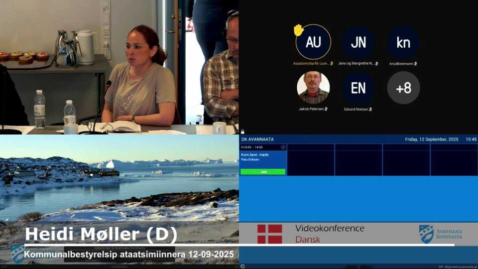 Avannaata Kommune (Dansk) - 12-09-2025 - Kommunalbestyrelsen